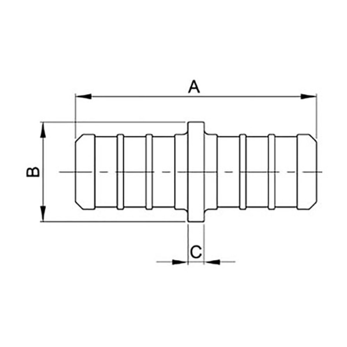 Parflex Male Connector Cxmip 1/4X1/4 in. | SiteOne