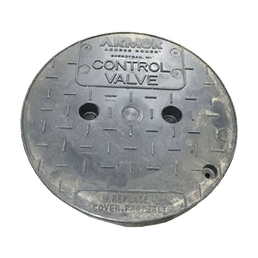 Oldcastle Valve Box Lid Round Black 10 in. | SiteOne
