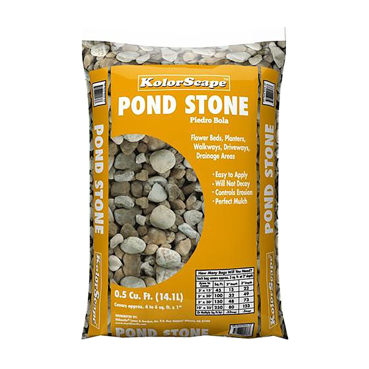 KolorScape Pond Stone 1/2 cu. ft. | SiteOne