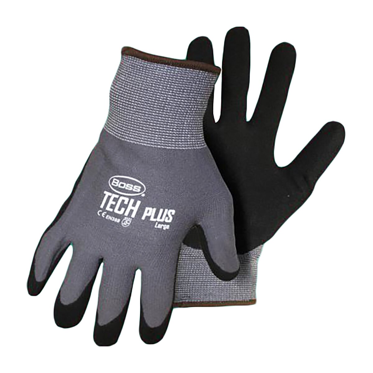 PIP Boss Tech Plus Glove Nylon Grey Large | SiteOne