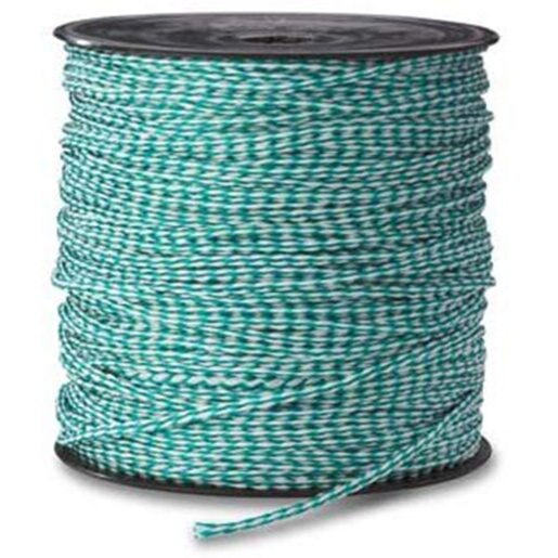 Braided Rope Hunter Green & White 1/4 in. x 1,000 ft. | SiteOne