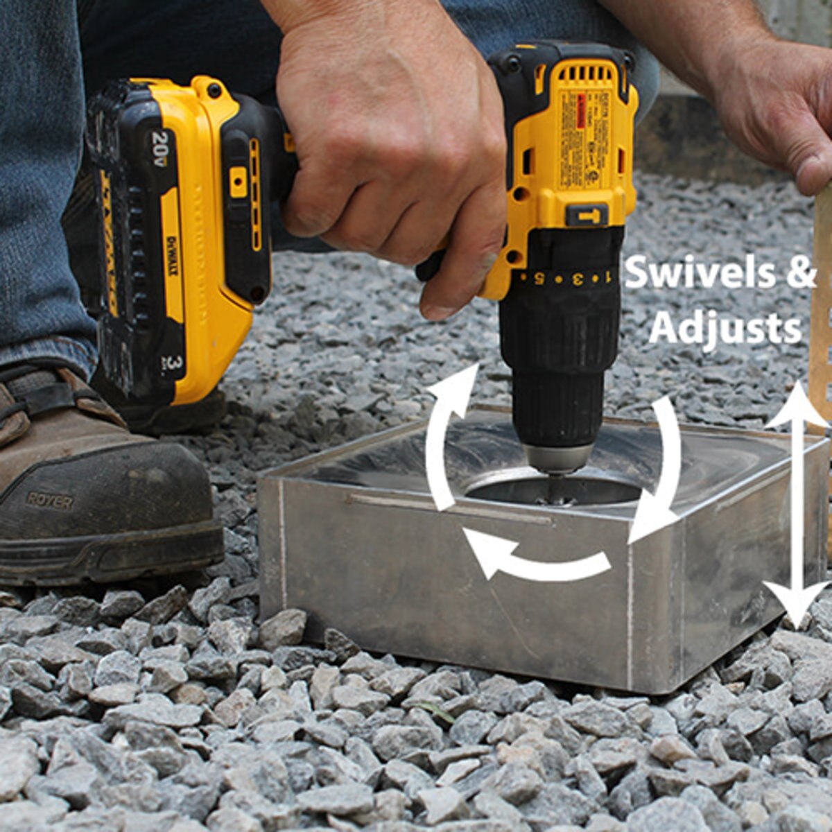 Pave Tool Quick-E Adjustable Drain Stainless Steel | SiteOne