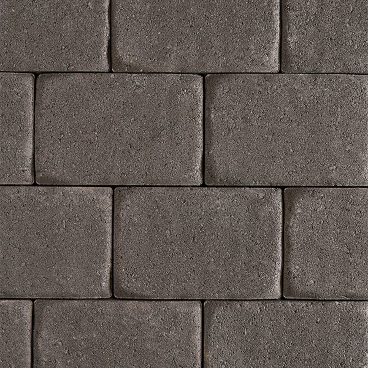 Keystone Plaza Stone Paver Rectangle Charcoal 6 in. x 9 | SiteOne