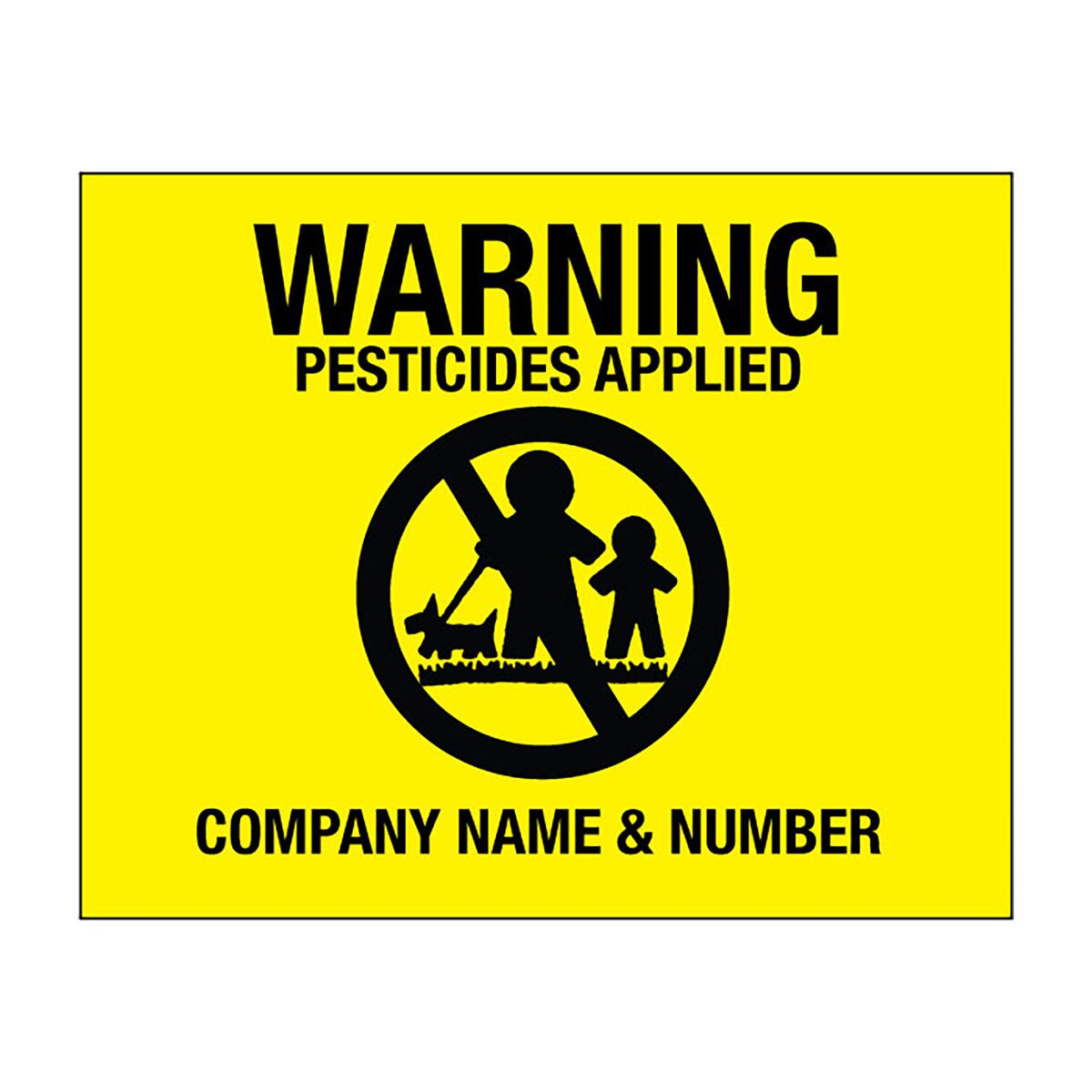 Pesticide Posting Sign CO w/o Stick Npers 500/Box | SiteOne