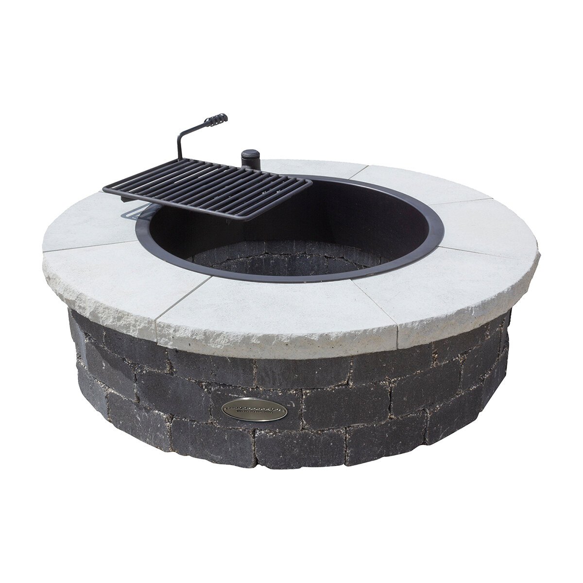 RCP Grand Fire Ring Block Only Onyx 48 in. x 12 in. | SiteOne