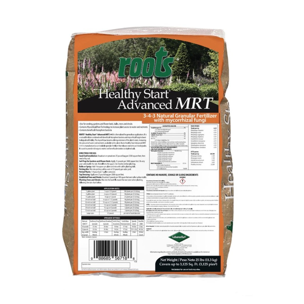 Roots Healthy Start Advanced MRT 3-4-3 Fertilizer 25 lb | SiteOne