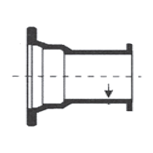 Sigma 3" Mj X Flange Adapter W/O Acc. | SiteOne