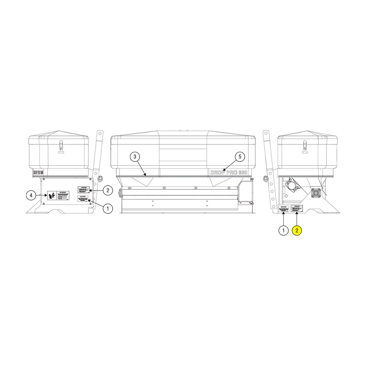 Decalwarning - Hands & Feet D6192 SnowEx | SiteOne