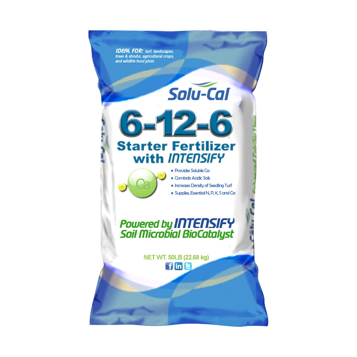 Solu-cal Starter Fertilizer 6-12-6 22% Ca 50 lb. Bag | SiteOne