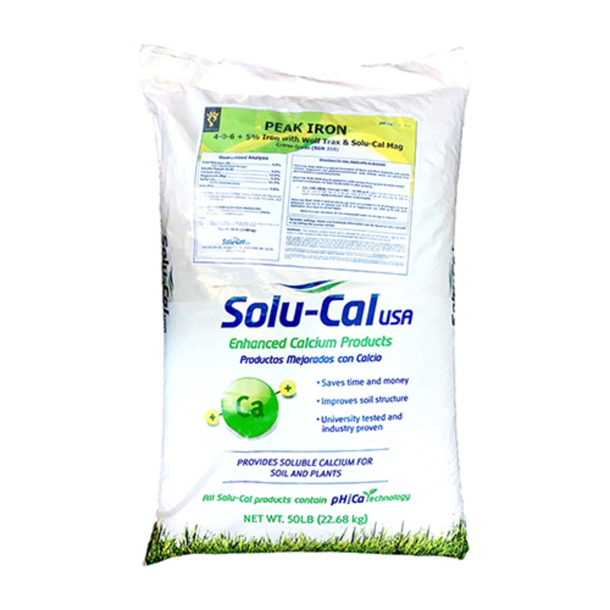 Solu-Cal Peak Iron Fertilizer 4-0-6 50 lb. | SiteOne