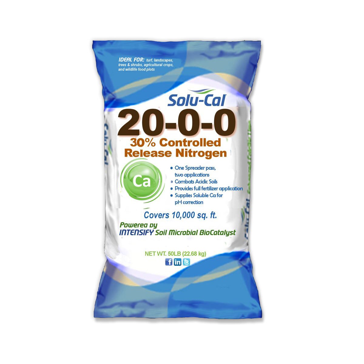 Solu-Cal Fertilizer 20-0-0 30% CRN 20Ca 50 lb. Bag | SiteOne