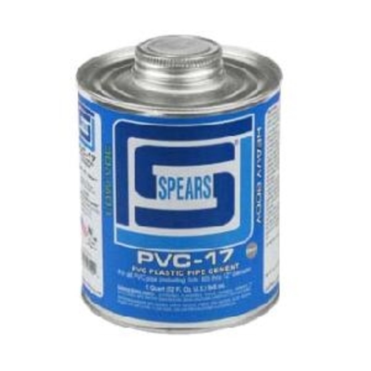 Spears PVC-17 Clear PVC Cement Low VOC Heavy Body 1 qt. | SiteOne
