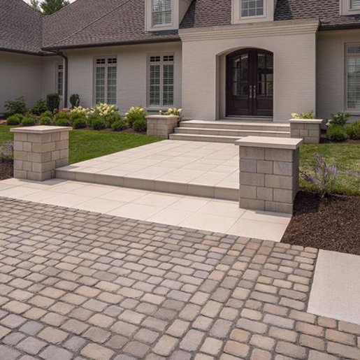 Techo-Bloc Villagio Paver Sandlewood (117 sq. ft./palle | SiteOne