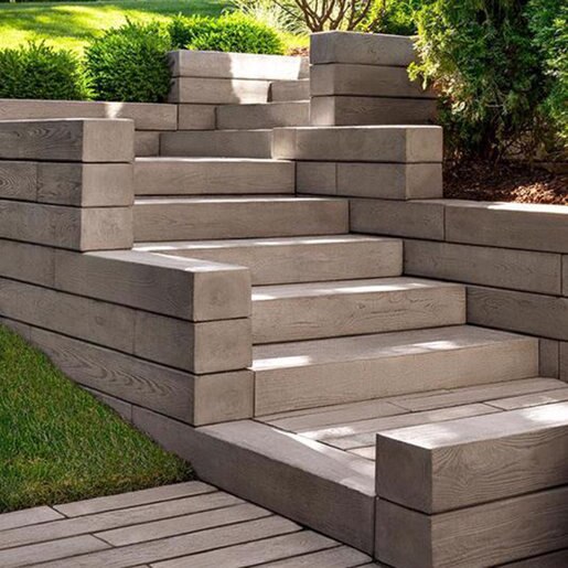 Techo-Bloc Borealis Stone Step Hazelnut Brandy (8 pc./p | SiteOne