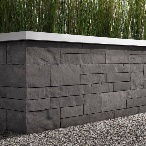 Techo-Bloc Brandon Corner/Pillar Kit Onyx Black 90 mm ( | SiteOne