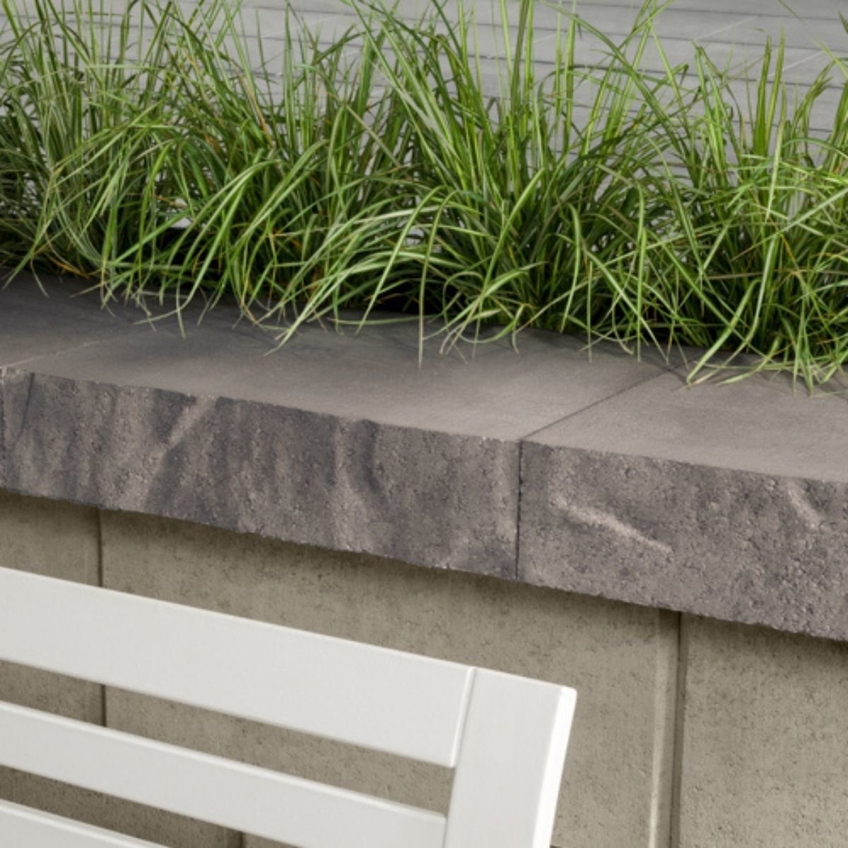 Techo-Bloc Brandon Wall Cap Slate Shale Grey (18 pc./pa | SiteOne