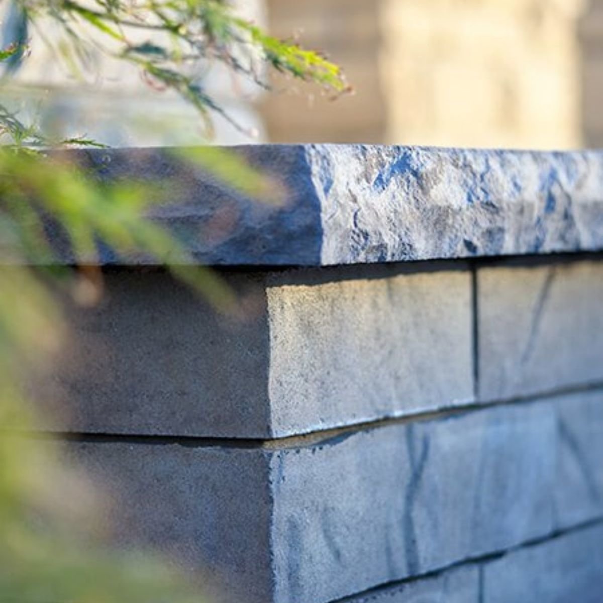 Techo-Bloc Brandon Wall Cap Slate Shale Grey (18 pc./pa | SiteOne