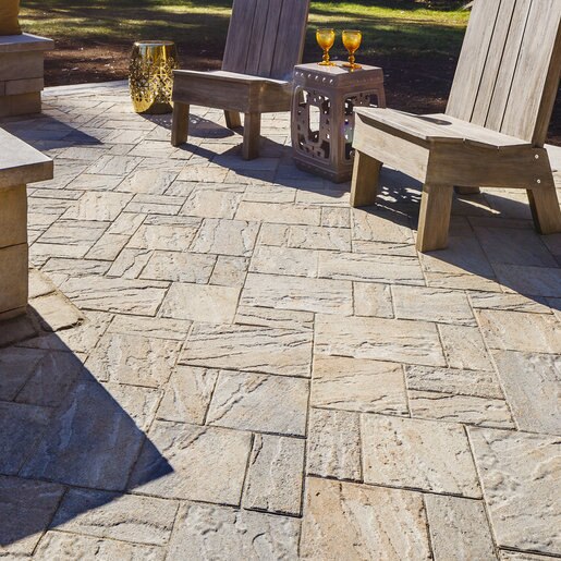 Techo-Bloc Eva Paver Slate Sandlewood (132.48 sq. ft./p | SiteOne