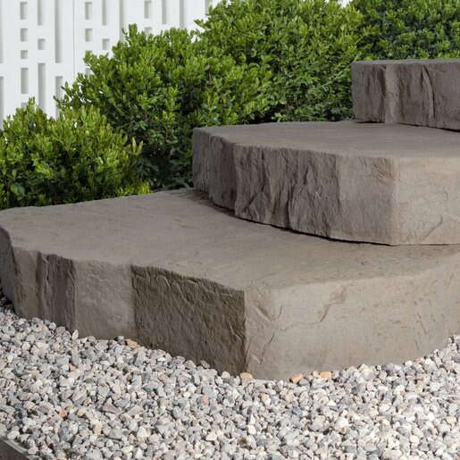 Techo-Bloc Maya Step Rock Garden Brown (1 pc./pallet) | SiteOne