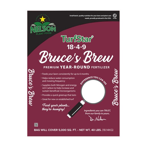 TurfStar Bruce's Brew Fertilizer 18-4-9 40 lb. | SiteOne