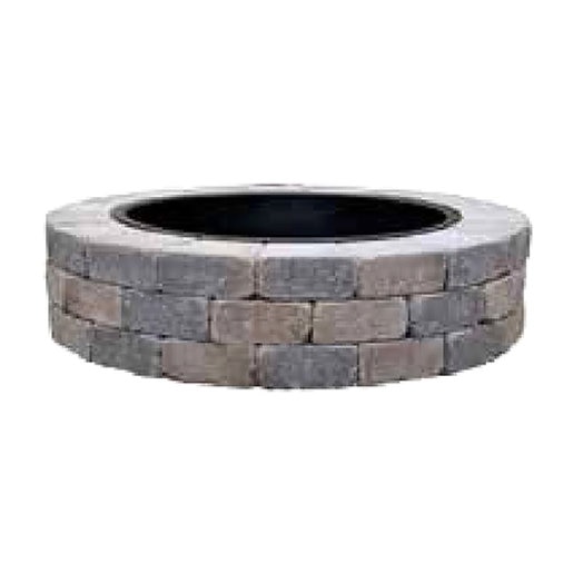 Unilock Sunset Round Fire Pit River w/ Round Insert (54 | SiteOne