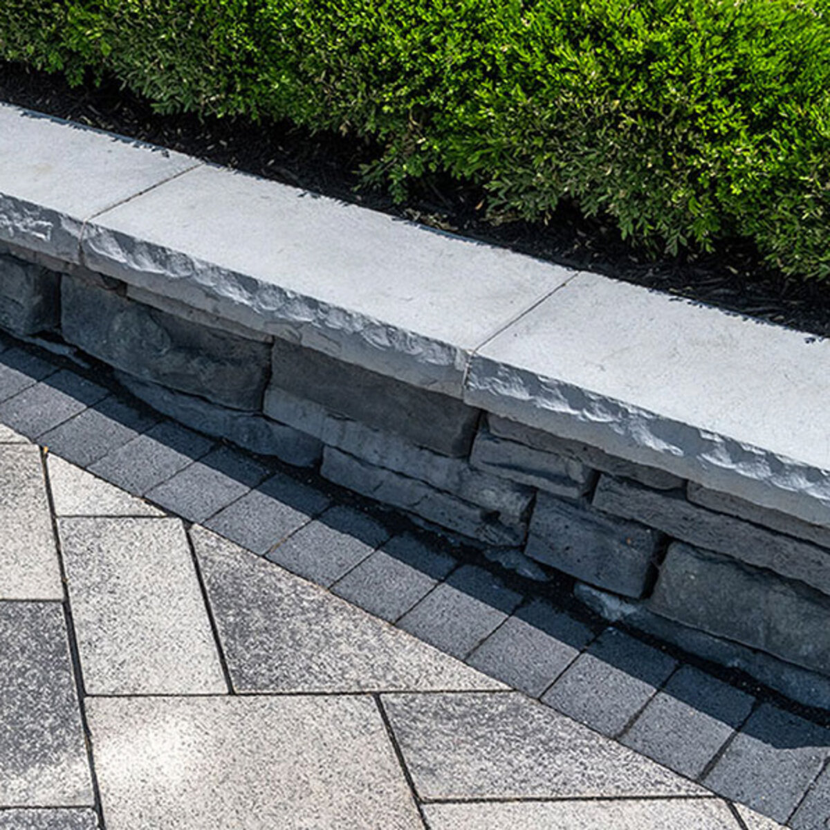 Unilock Ledgestone Coping Closed End Grey 12 in. x 24 i | SiteOne