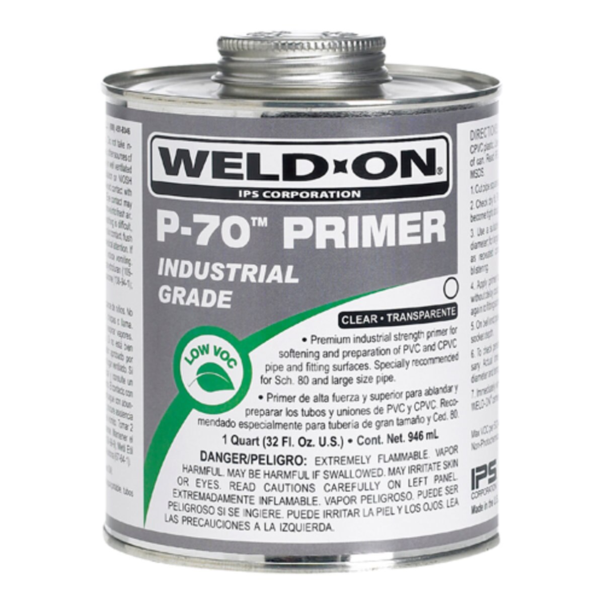 Weld-On P-70 Clear Primer Low VOC NSF 1 qt. | SiteOne