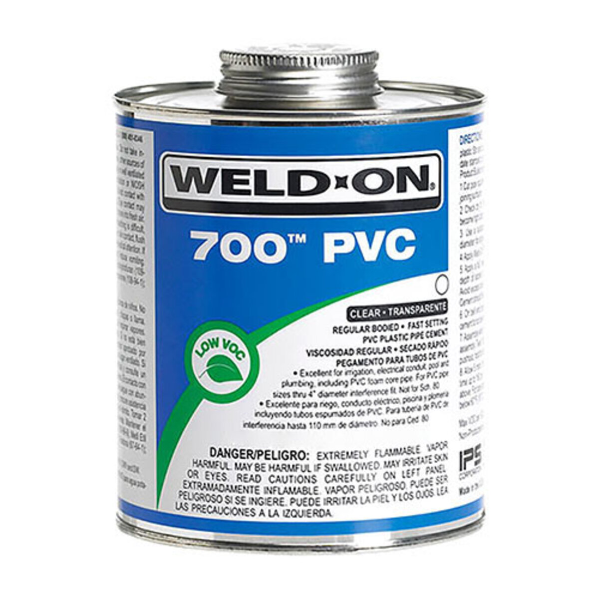 Weld-On 700 Clear PVC Cement Low VOC Regular Body 1/2 p | SiteOne