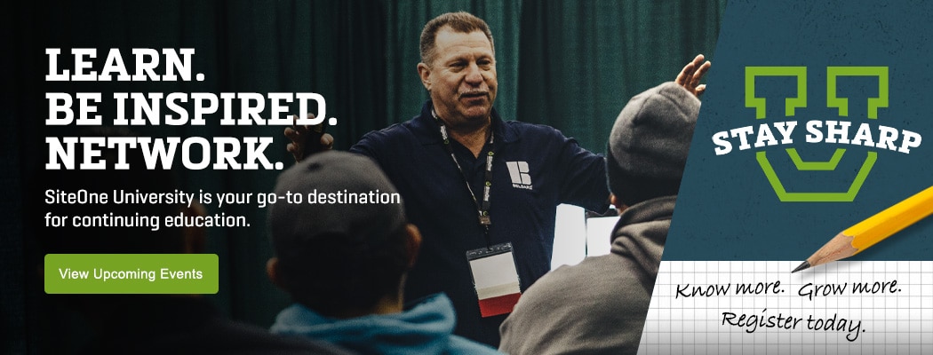 Landscape Supply, Irrigation & Agronomic Maintenance: SiteOne