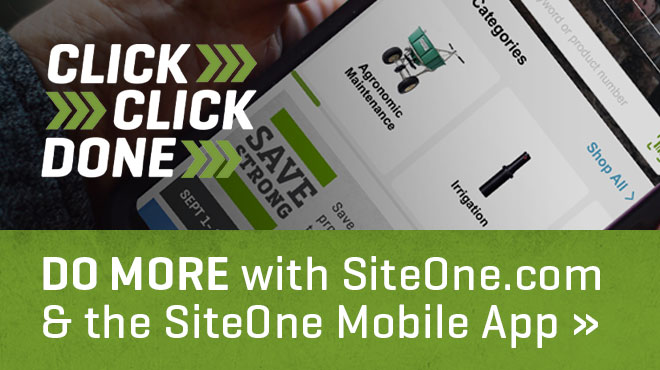 Landscape Supply, Irrigation & Agronomic Maintenance: SiteOne