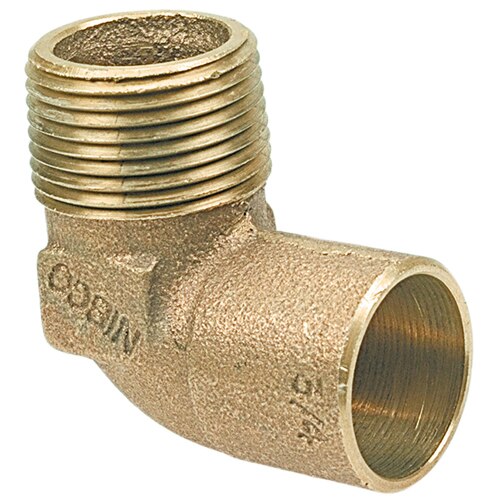 90 Degree Elbow Cast Copper 1 in. Copper x MIPT | SiteOne