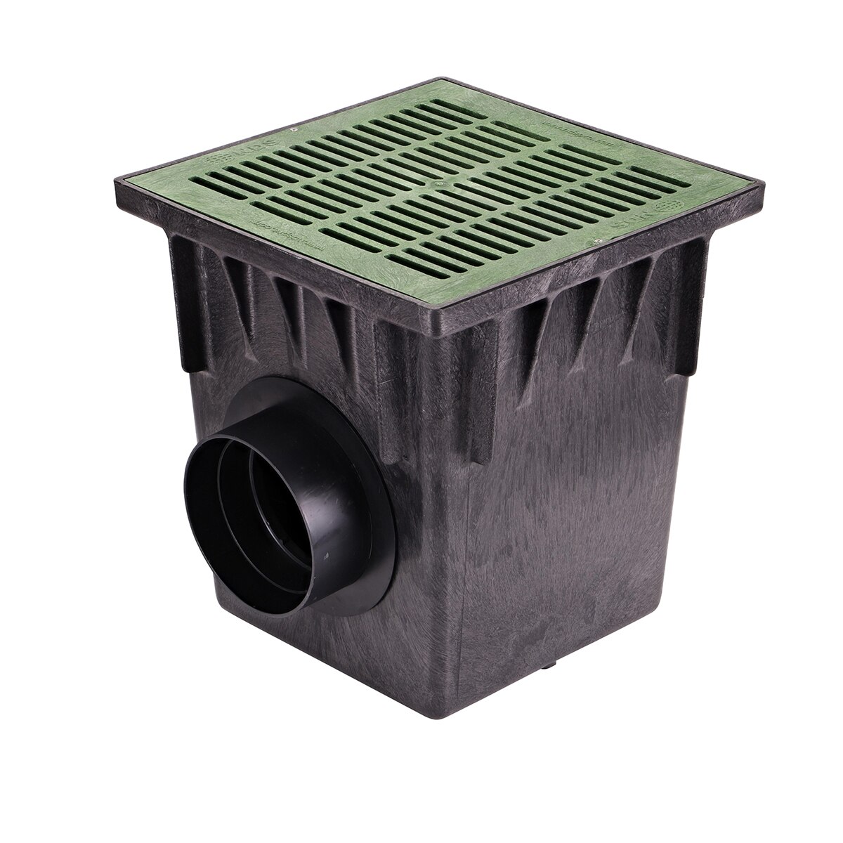NDS Drain Basin Kit Square 18 in. w/ Green Grate | SiteOne