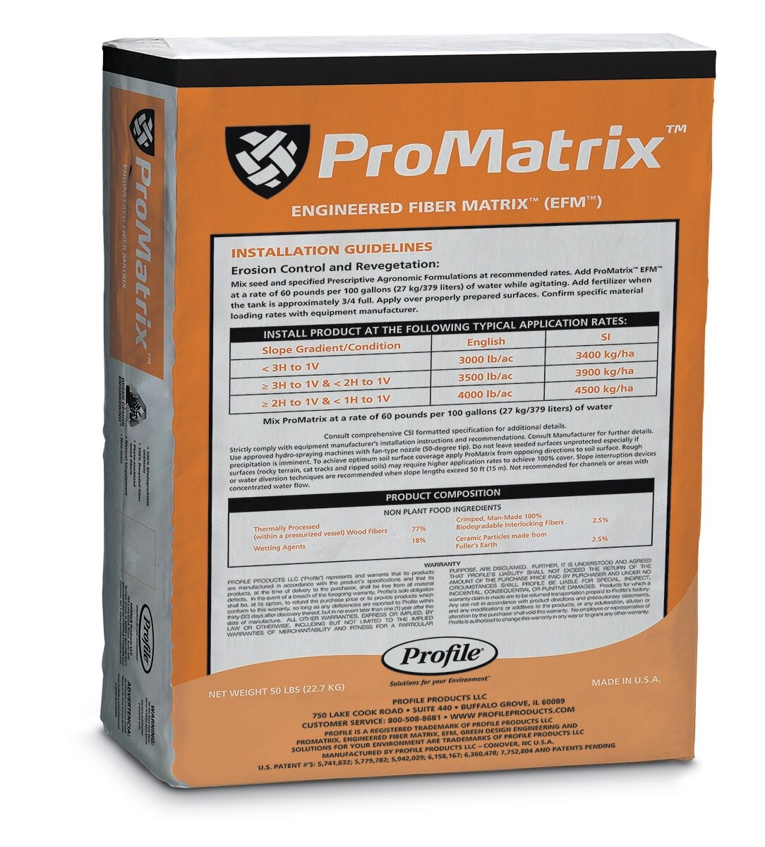 Profile ProMatrix Engineered Bonded Fiber Matrix 50 lb. | SiteOne