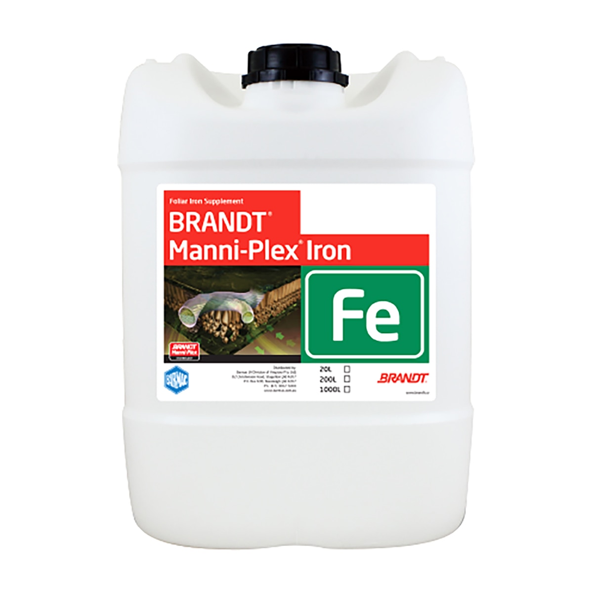 BRANDT Manni-Plex Fertilizer Fe 5Fe 2.5 gal. | SiteOne