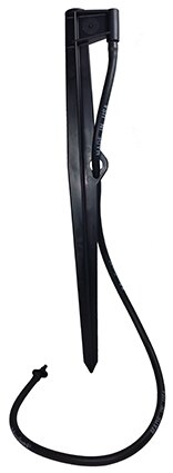 MaxiJet Barb Stake Assembly with Black Vinyl 24 in. Tub | SiteOne