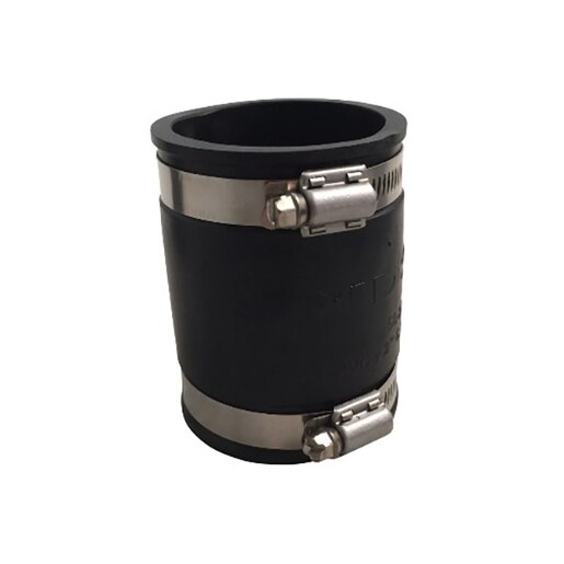 2 in. x 2 in. CI/PVC Flexible Rubber Coupling w/SS Clam | SiteOne