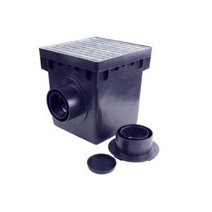 Catch Basin Kit w/ Metal Grate 12 in. x 12 in. | SiteOne