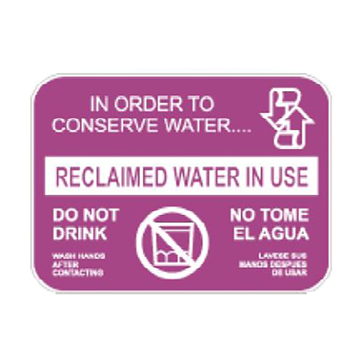 T.Christy Reclaimed Sign Bi-Lingual 9-3/4 in. x 13-1/4 | SiteOne