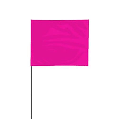 Presco Marking Flag Pink 4 in. x 5 in. - 30 in. | SiteOne