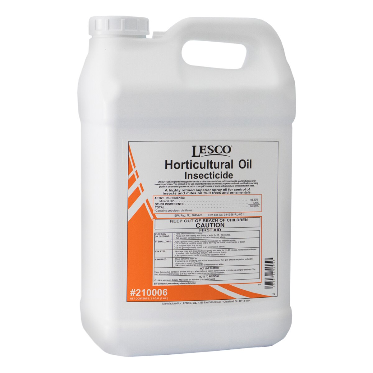 LESCO Horticultural Oil Insecticide 2.5 gal. | SiteOne