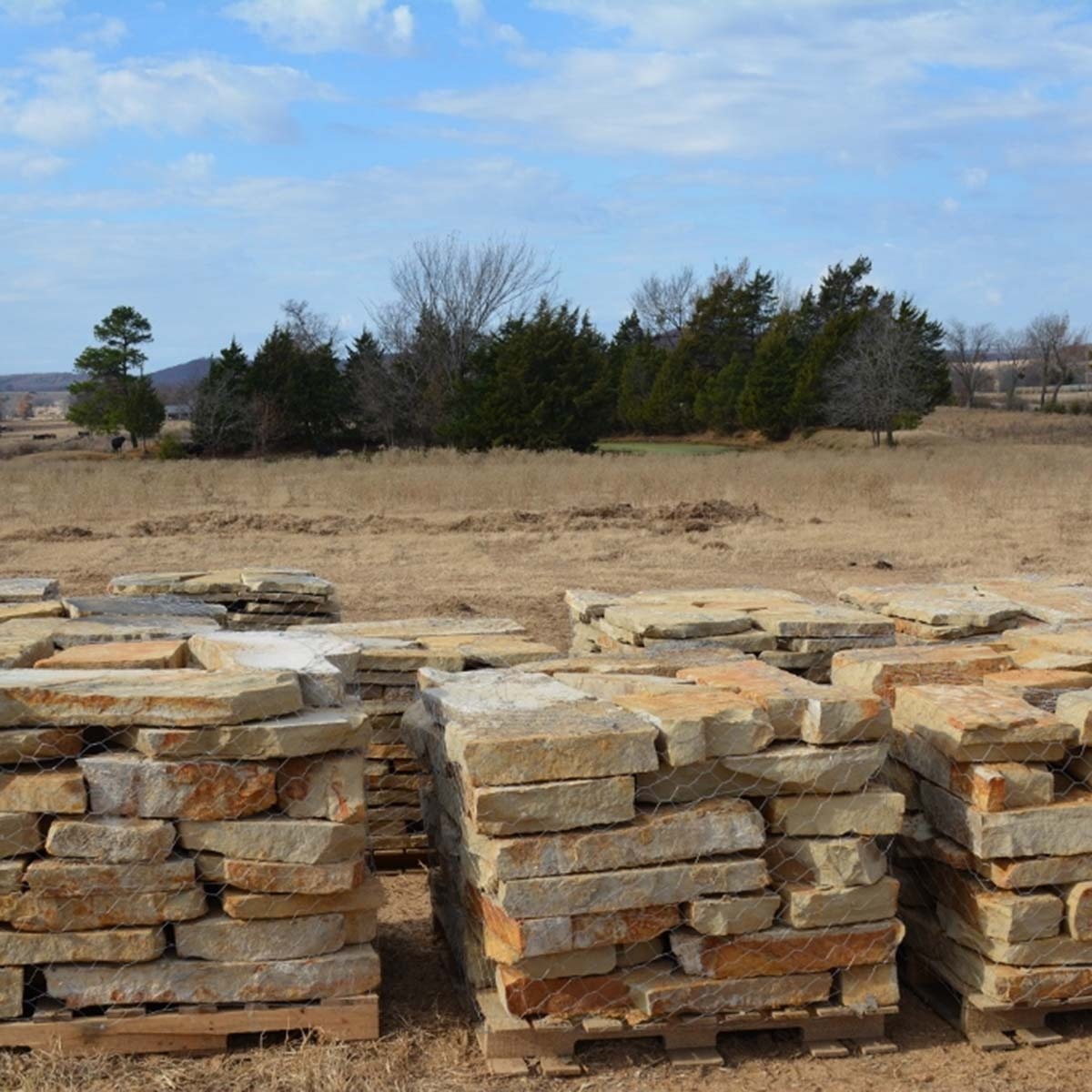 Building Stone Oklahoma Brown (4 in. Chopped) 4 in. Thi | SiteOne