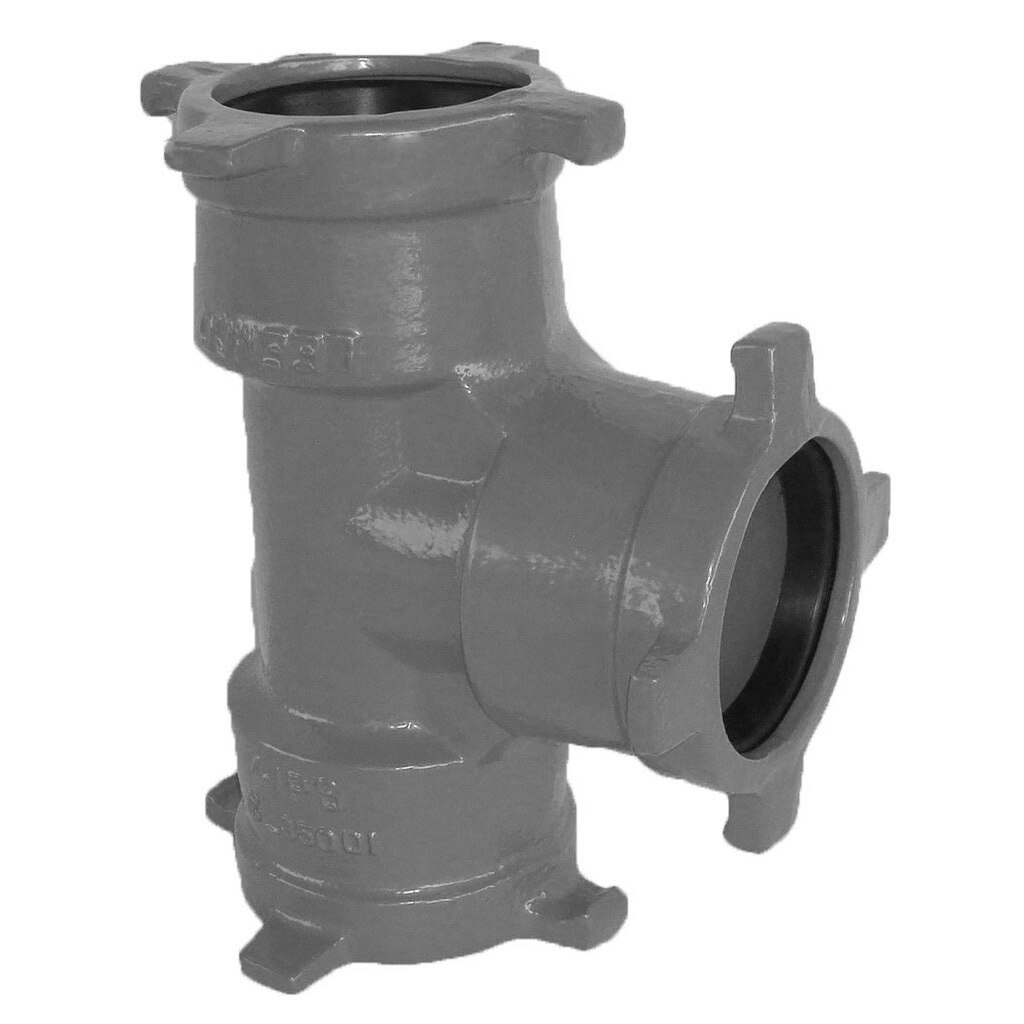 Leemco Tee 4 in. Bell x Bell x Bell | SiteOne