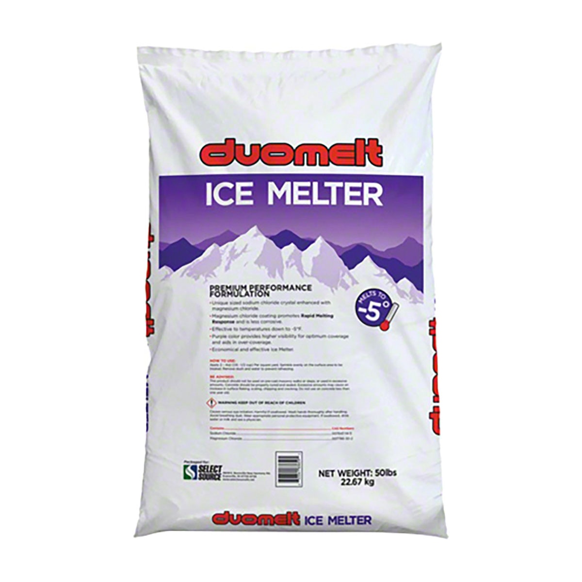 Duomelt Ice Melt Purple 50 lb. | SiteOne