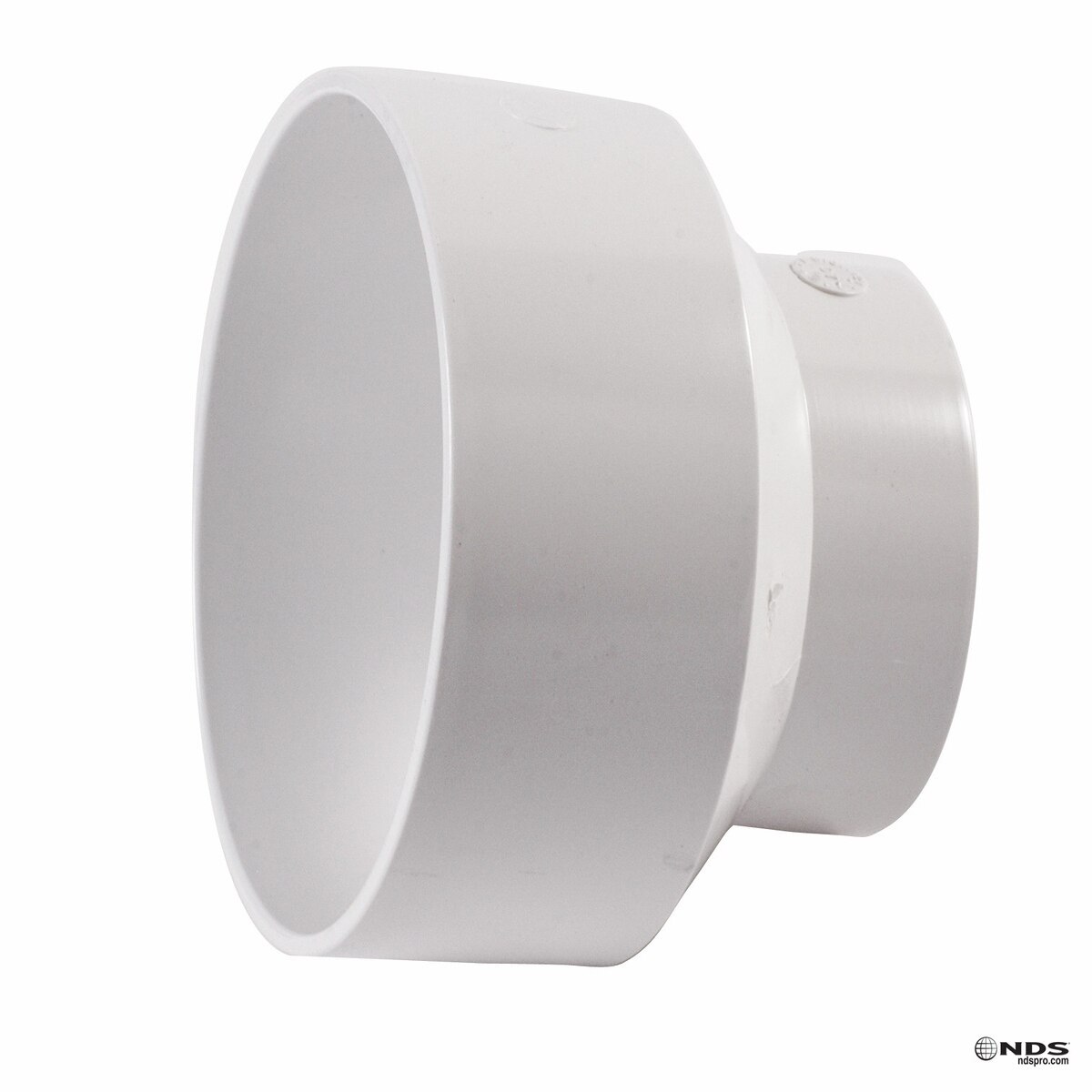 NDS PVC S&D Reducer Coupling HUB x HUB White 4 in. x 6 | SiteOne