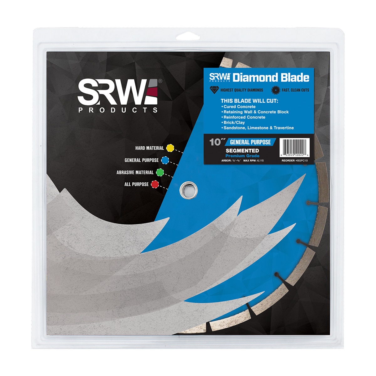 SRW Segmented Diamond Saw Blade 1 in./20mm .125 in. 14 | SiteOne