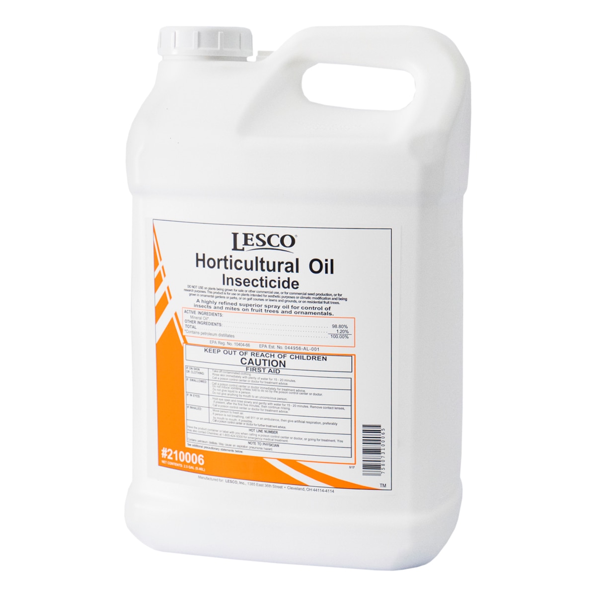 LESCO Horticultural Oil Insecticide 2.5 gal. | SiteOne