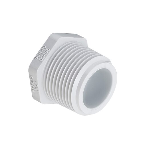 Sch 40 PVC Plug 1 1/4 in. MIPT | SiteOne