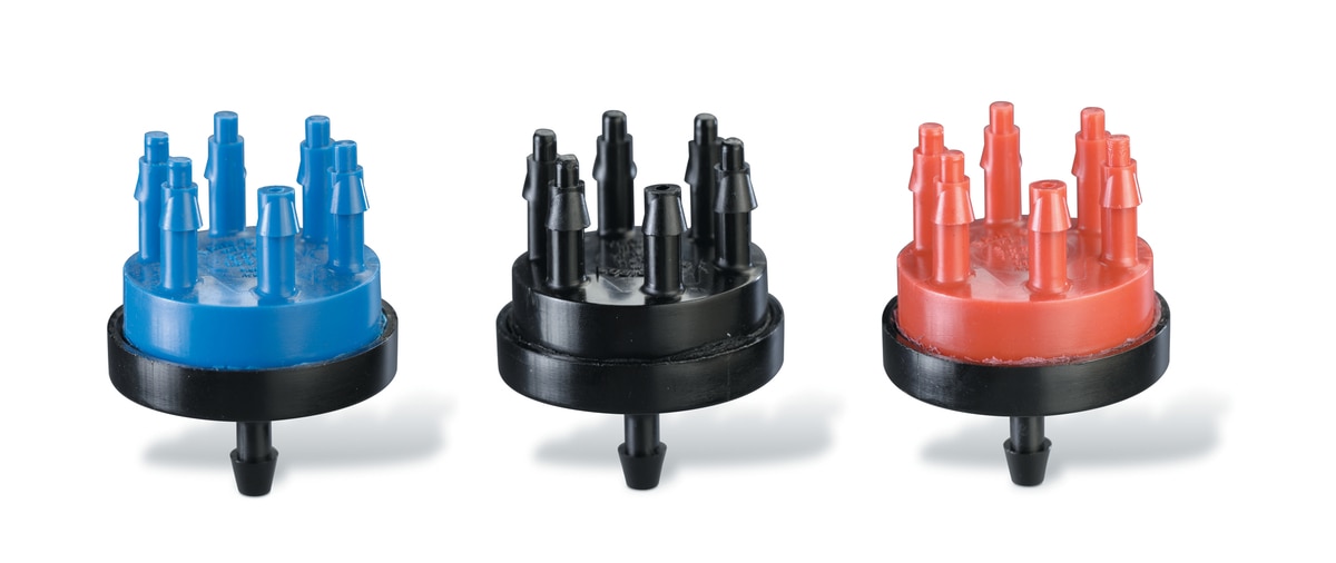 Rain Bird 6 Outlet Xeri-Bug Emitter 1.0 gph Barb Black | SiteOne