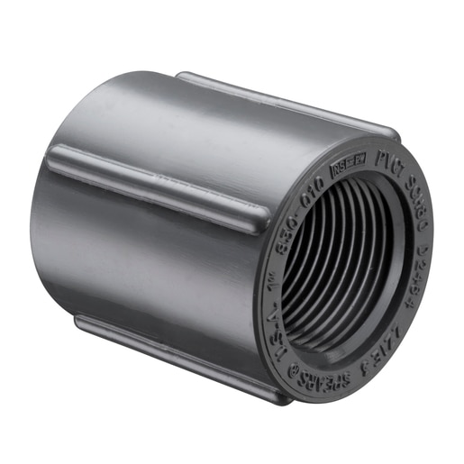 Sch 80 PVC Coupling 1-1/2 in. FIPT | SiteOne
