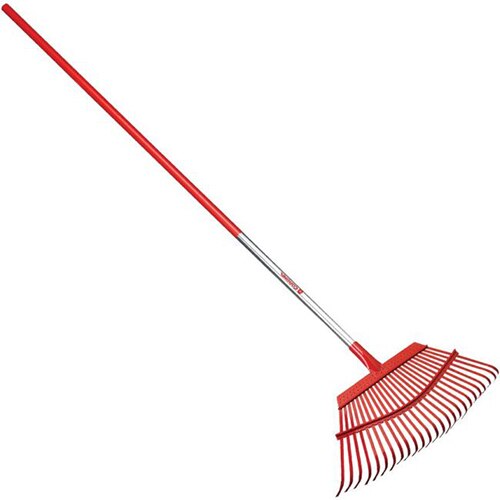 Corona Red Leaf Rake 24 in. Poly Head 48 in. Wood Handl | SiteOne
